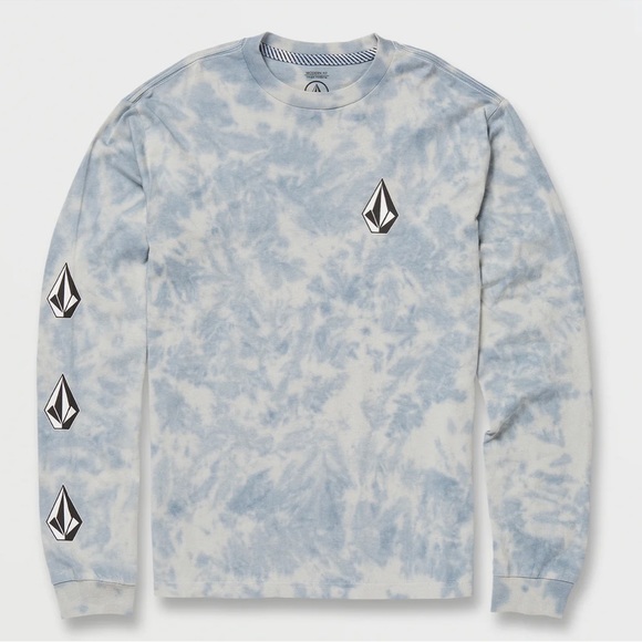 Volcom | Shirts | Nwt Volcom Big Boys Iconic Stone Dye Long Sleeve Tee ...